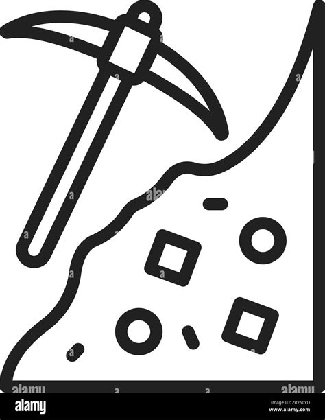 Mining Icon Vector Image Stock Vector Image And Art Alamy