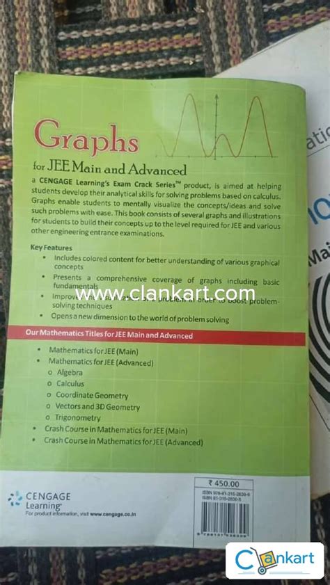 Buy Graphs For Jee Main And Advanced Book In Excellent Condition At