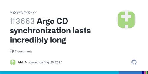 Argo Cd Synchronization Lasts Incredibly Long · Issue 3663 · Argoproj