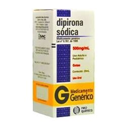 Dipirona Sodica Mg Gotas 500mg 20ml X 1 Ml Neo Quimica Dipirona