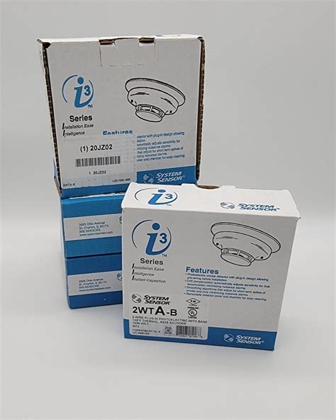 System Sensor 2 Wire Smoke Detector Alarm System