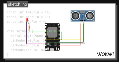 Ultra Sonic Sensor Wokwi Esp32 Stm32 Arduino Simulator Ultra Sonic Sensor Wokwi Esp32 Stm32 Arduino Simulator