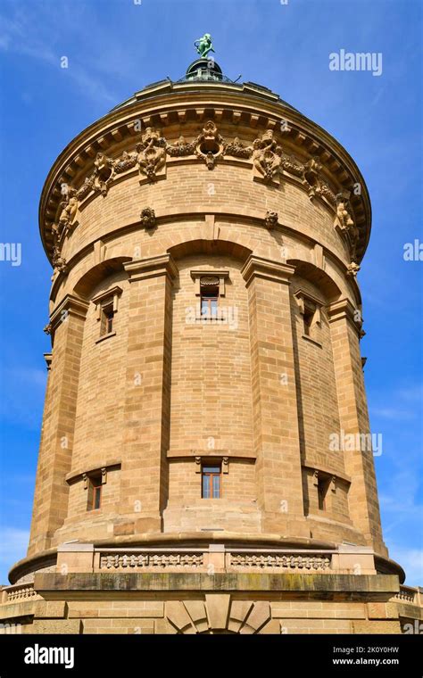 Mannheim Germany September 2022 Water Tower Called Wasserturm A Landmark Of German City