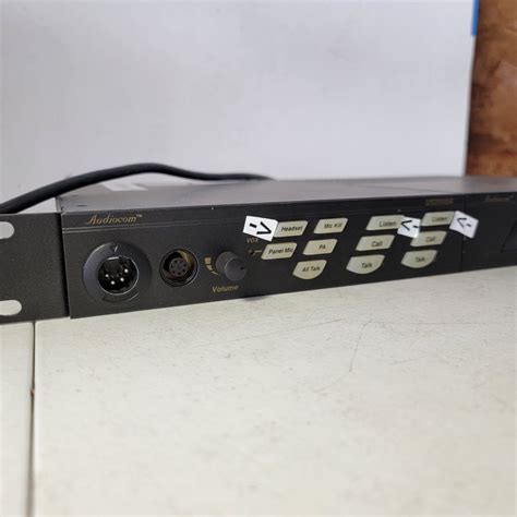 Telex Audiocom Sps2000a And Us2000a Intercom Console System Lab