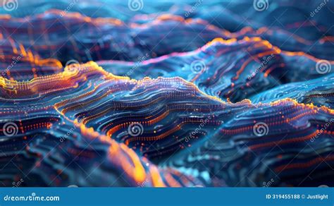 Multiple Data Layers Overlaid On Top Of One Another Reveal Intricate