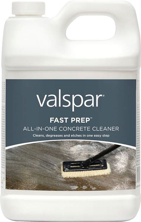 Valspar 82096c Fast Prep All In One Concrete Cleaner 1gal At Central Valley Cement Wall Patch