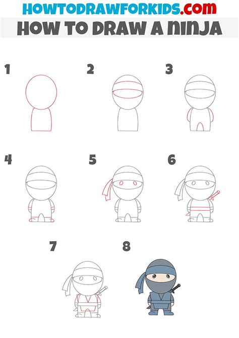 How To Draw A Ninja Step By Step Artofit