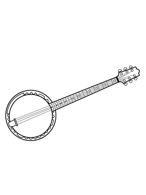 Coloriage Banjo à Imprimer Sur Coloriageenfantcom