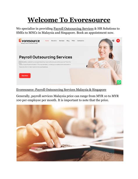 Malaysia Payroll Outsourcing Packages