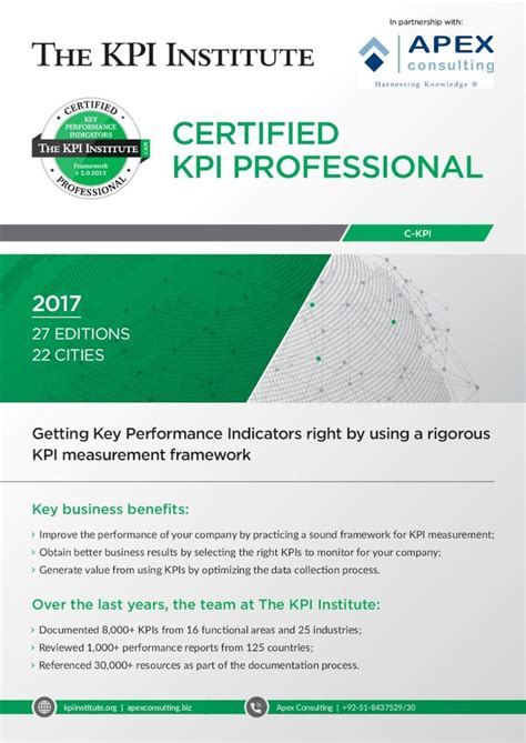Pdf C Kpi Framework Kpi Professional V 2 0 2015 Framework Kpi