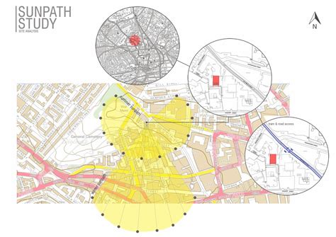 NTU Music Centre Site Analysis Sunpath