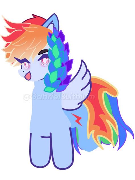 Rainbow Dash In Gacha Club