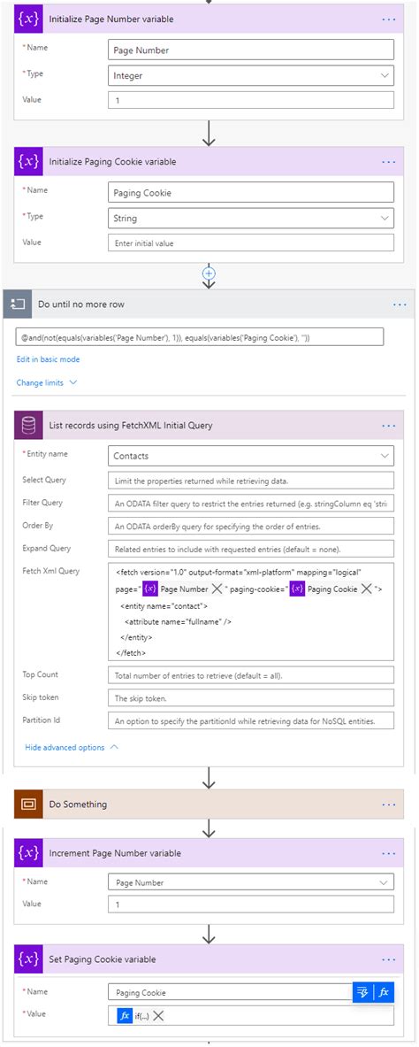 Retrieve More Than 100000 Dataverse Rows With List Records Action In Cloud Flow Using Skip