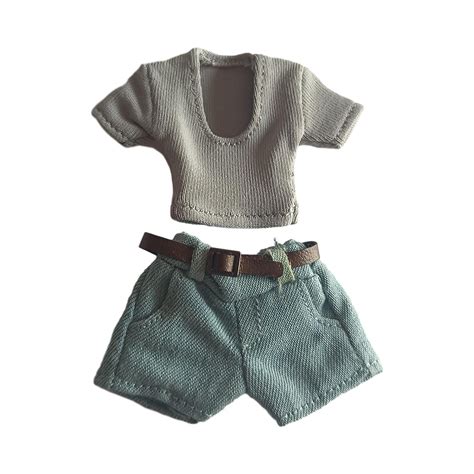 Almencla 1 12 Scale Action Figures Clothing With Belt Outfits For 6inch Action Figure A