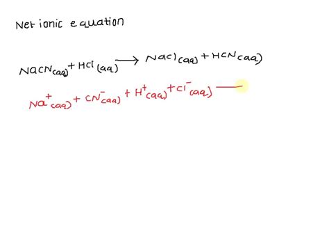 Solved The Cyanide Ion Reacts With Hydrochloric Acid Explain Why The H Ion Favor One Atom In