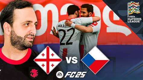 Fc 24 საქართველო Vs ჩეხეთი რა მოხდება სინამდვილეში😱🇬🇪uefa Nations League 🔥 Youtube