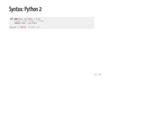 Static Type Checking In Python Pdf Programming Languages Computing