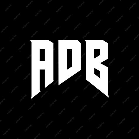 Premium Vector Adb Letter Logo Design For Technology Company Adb Logo Design Black And White Premium Vector Adb Letter Logo Design For Technology Company Adb Logo Design Black And White