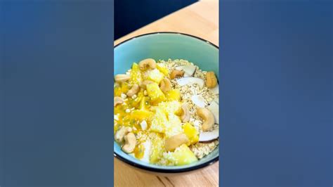 Yogurt Bowl Exotique 🌴🥭🥥🍍 Youtube