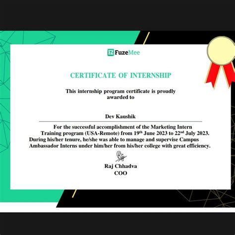 Dev Kaushik On Linkedin Internshipexperience Marketingintern