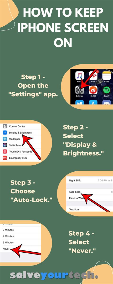 How To Keep IPhone Screen On Guide Solve Your Tech
