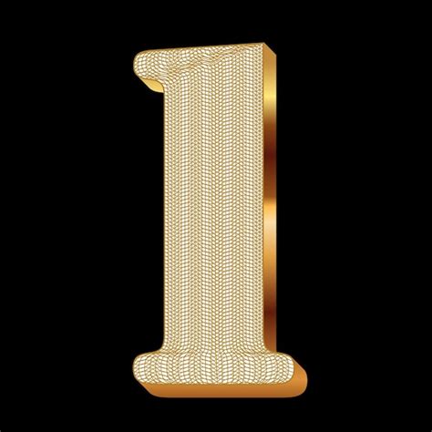 Premium Vector 1 Numeric Vector Guilloches Design Used T Cheque Money