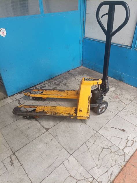 Палетна количка Други кари 2 тона Jungheinrich 2004 год Кари Плевен Дължина на вилици