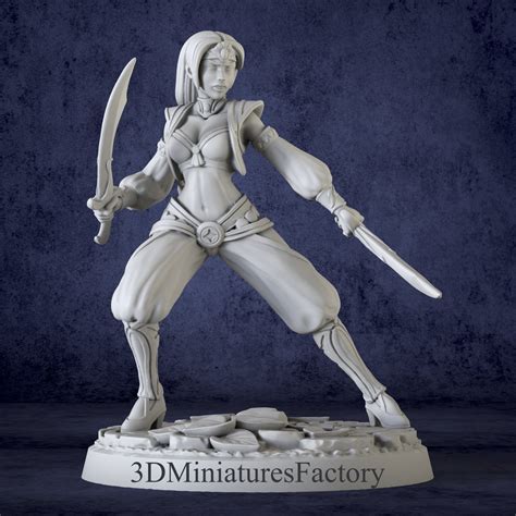 Miniature Sword Dancer 4 From The East Dnd Miniature For Tabletop Games