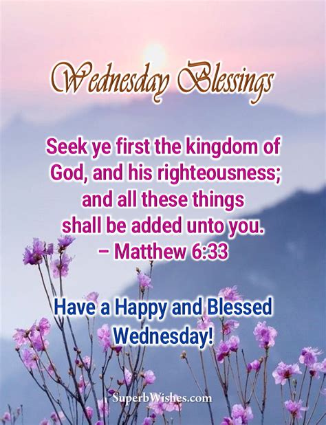 Wednesday Blessings Bible Verses Images Superbwishes
