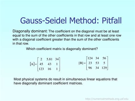 Gauss Seidel Method In Python Togogasm
