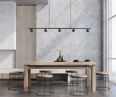 Dune Linear Suspension By Kuzco Lighting Lp19937 Bb Dining Room