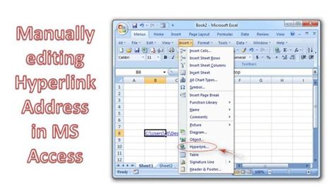 How To Manually Edit Hyperlink Address In MS Access