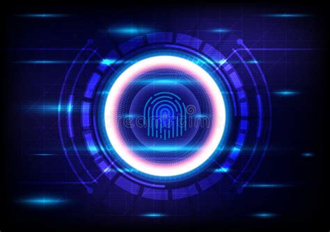 Hi Tech Communication Concept Vector Illustration Of Abstract Technology Background Stock