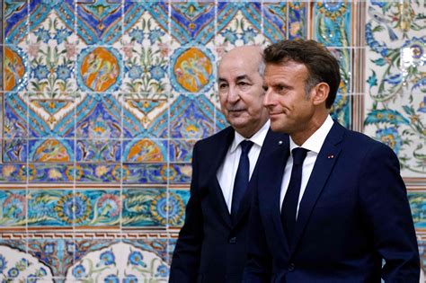 Frances Macron Announces New Page In Ties With Algeria Daily Sabah