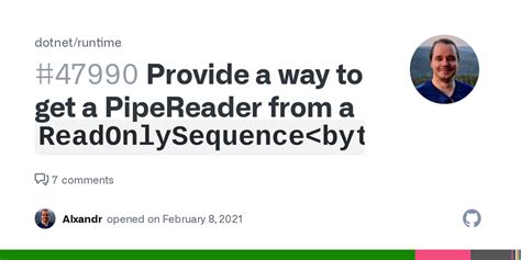 Provide A Way To Get A Pipereader From A `readonlysequence ` · Issue