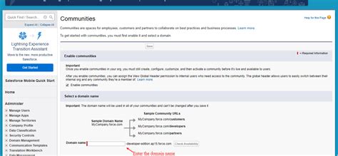 Communities Settings And Customize Community Url In Salesforce Communities Settings And Customize Community Url In Salesforce