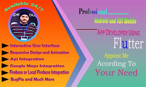 Build Android And Ios Mobile App Using Flutter By Rayatullah711 Fiverr