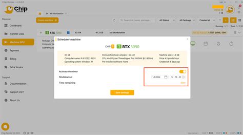 Schedule Shutdown Documentation Chip Render Farm