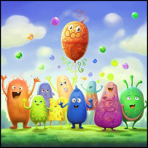 Solve Blobs 19 Jigsaw Puzzle Online With 121 Pieces