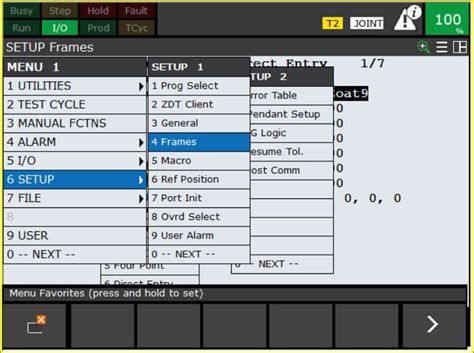 Fanuc Setup Frame Configuration Setting Up User Tool Diy Robotics