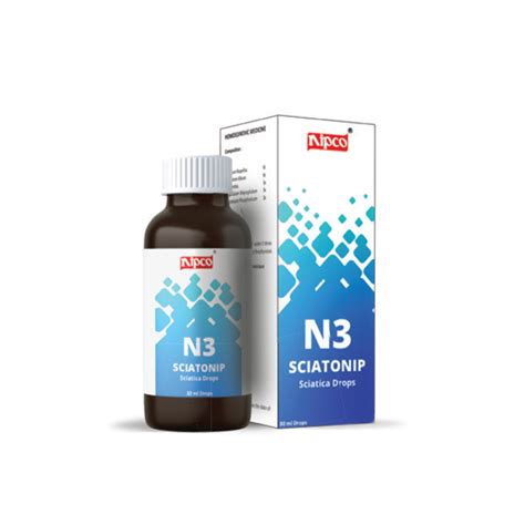 N3 Drops Sciatonip Sciatica Drops Nipco Homeopathic Products