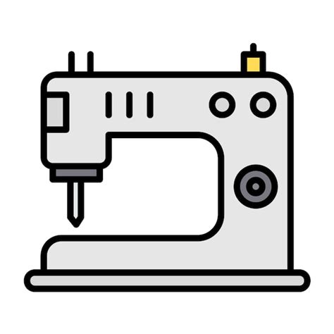 Premium Vector Sewing Machine Vector Illustration Style