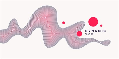 미니 멀 스타일의 동적 파도 함께 밝은 추상 배경 벡터 일러스트 레이 션 과학에 대한 스톡 벡터 아트 및 기타 이미지 과학 날씨 내뿜음 Istock