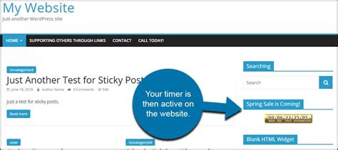 How To Add A Wordpress Countdown Timer Widget Greengeeks