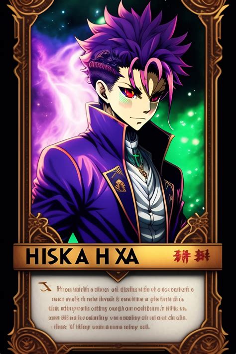 Hunter X Hunter Hisoka Card