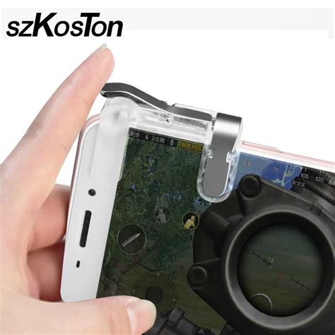 Mini L1 R1 Mobile Gaming Joystick Gaming Trigger Fire Button Aim Key Game Controller For