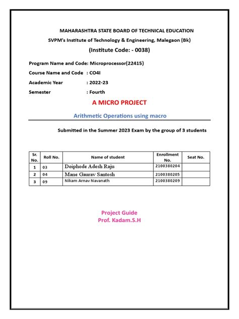 Micro Pdf Assembly Language Computer Program