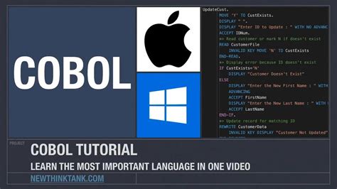 Cobol Tutorial Learn Cobol In One Video