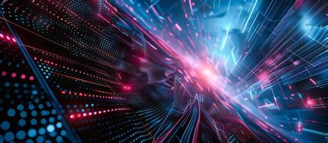 Premium Photo Abstract Technology And Futuristic Communication In A