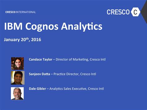 IBM Cognos Analytics Cognos Business Intelligence Version 11 PPT